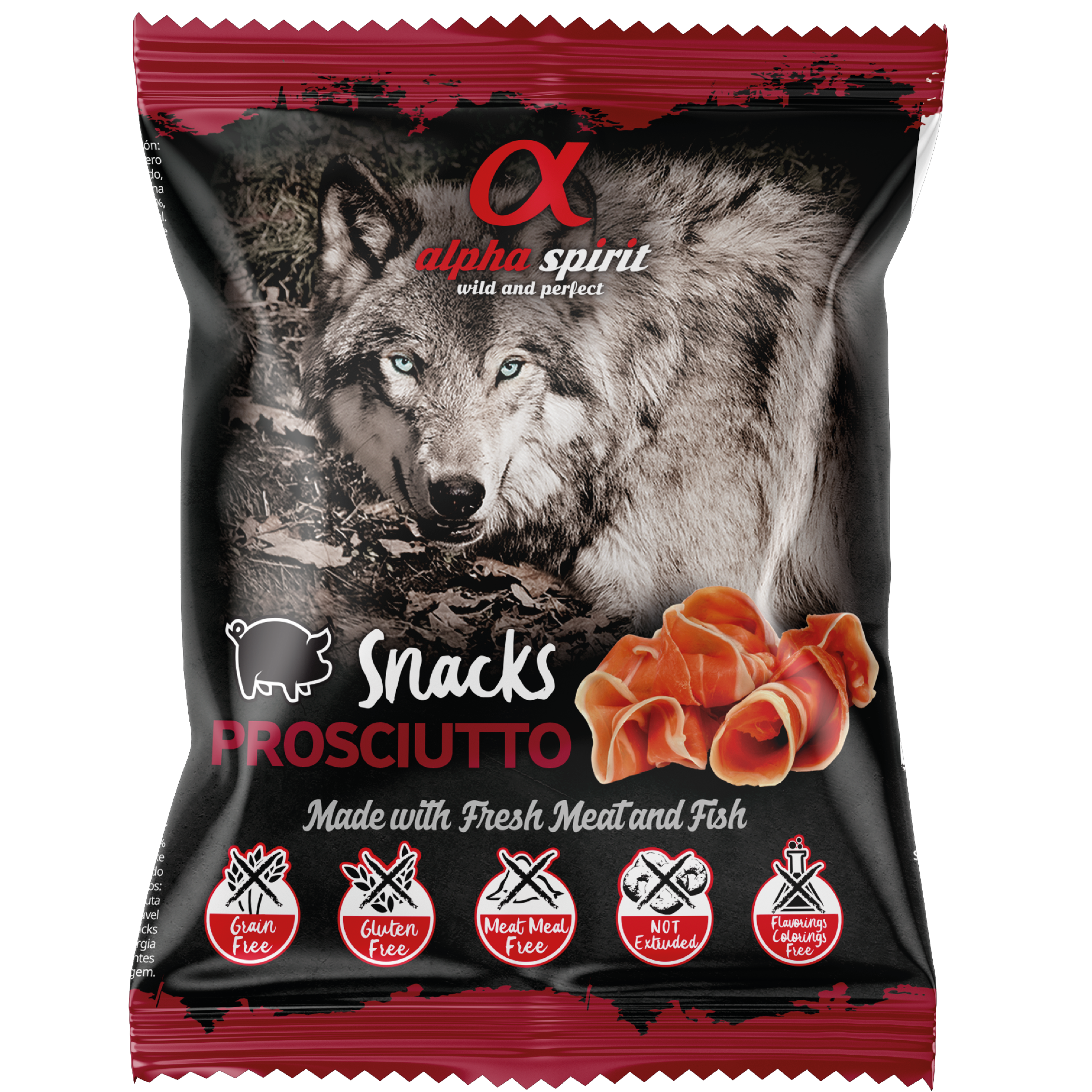 alpha spirit Snacks Bag gewürfelt Prosciutto 50 g - alpha spirit Shop