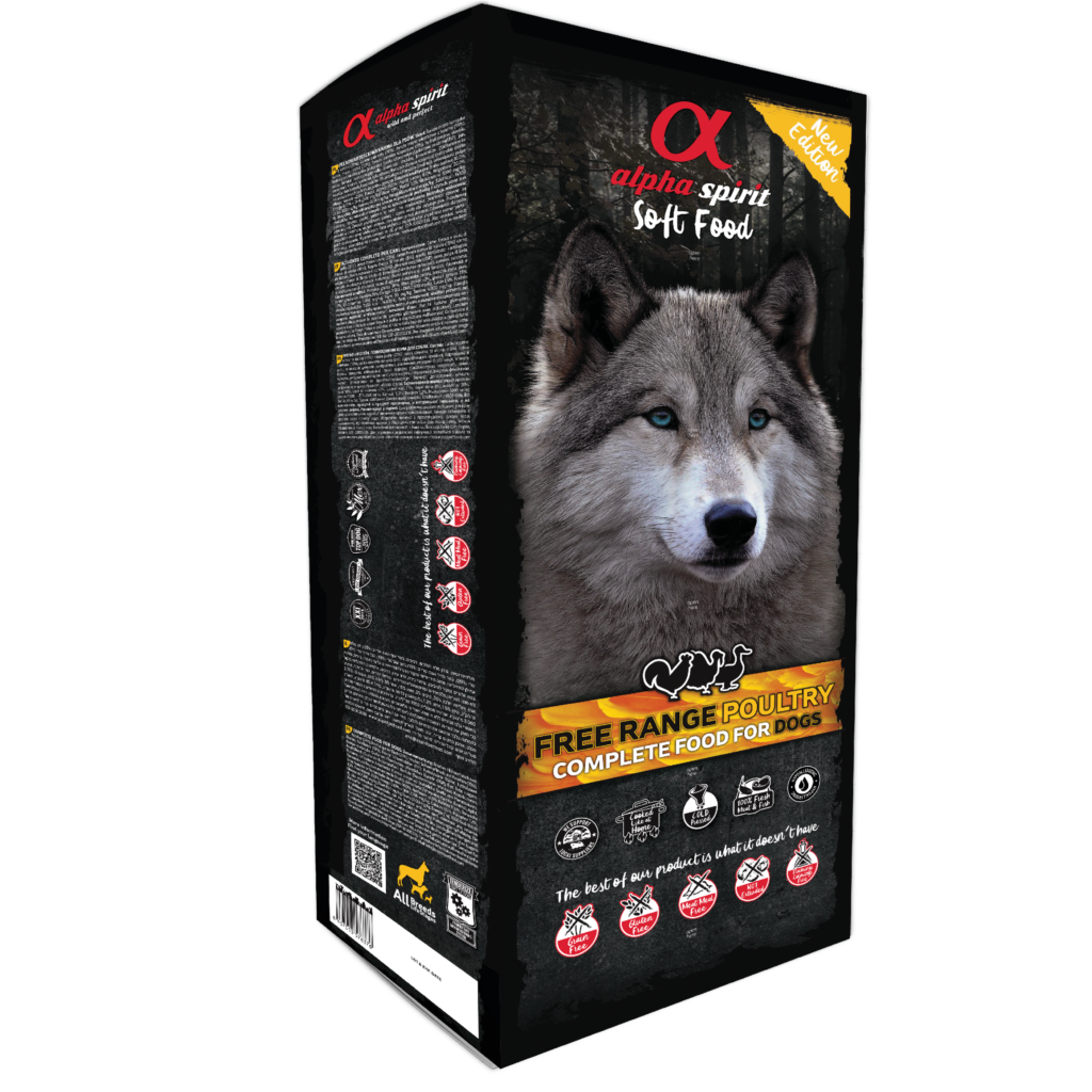 alpha spirit Dog Complete Soft Food Freiland-Geflügel 9kg - alpha ...