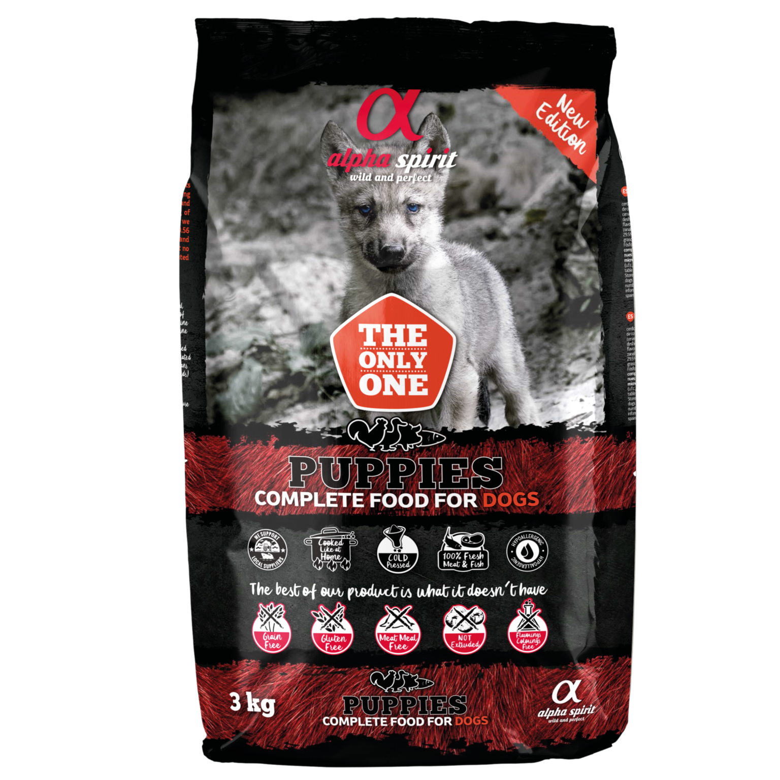 alpha spirit Dog The Only One Puppies 3kg - alpha spirit Shop